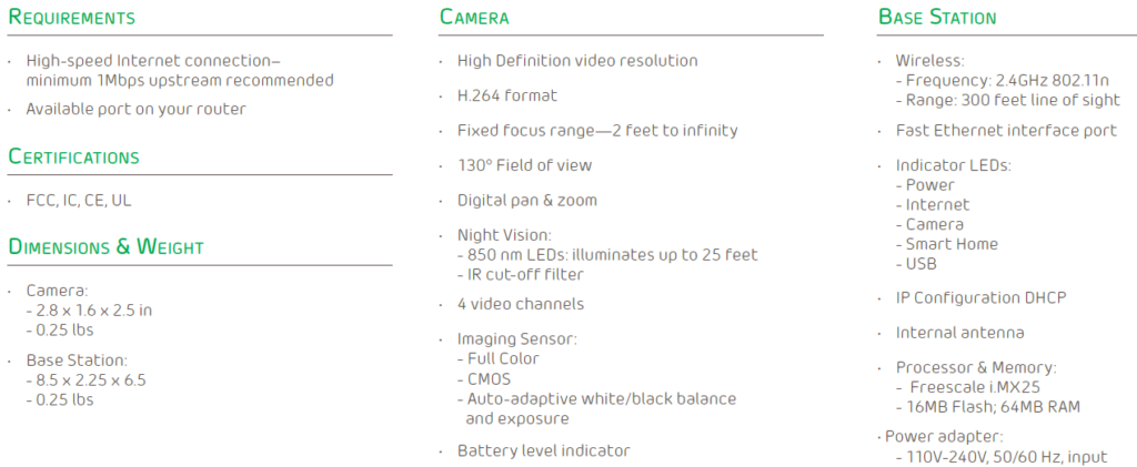 NETGEAR Arlo Smart Home Wire-Free Security Camera